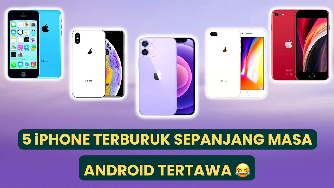 5 iPhone Paling Gagal Sepanjang Masa! | iPhone Mahal Tapi Mengecewakan ...