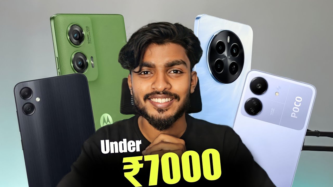 Best Smartphones Under ₹7000 Malayalam |. Top Phones under 7K - YouTube