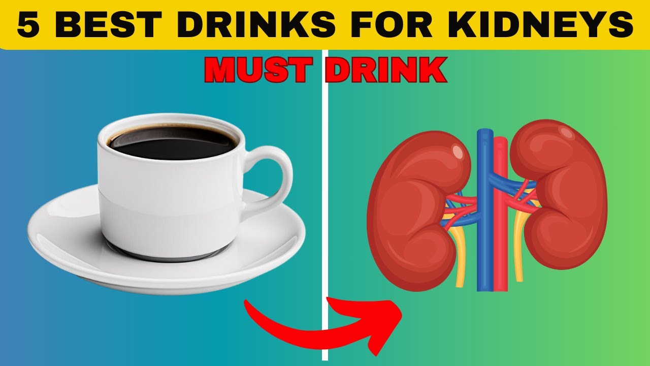 MUST DRINK! 5 BEST Natural Drinks for your Kidney Health - YouTube