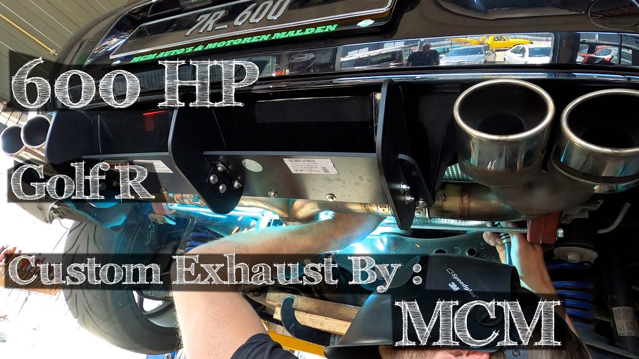 MCM Customizing My 600HP Golf R Exhaust / DSG Farts and Pops Incoming ...