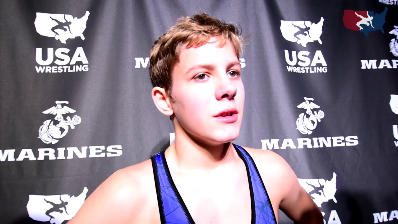 Hunter Lewis (WI), 2017 Cadet Greco-Roman Nationals champion at 113 lbs ...
