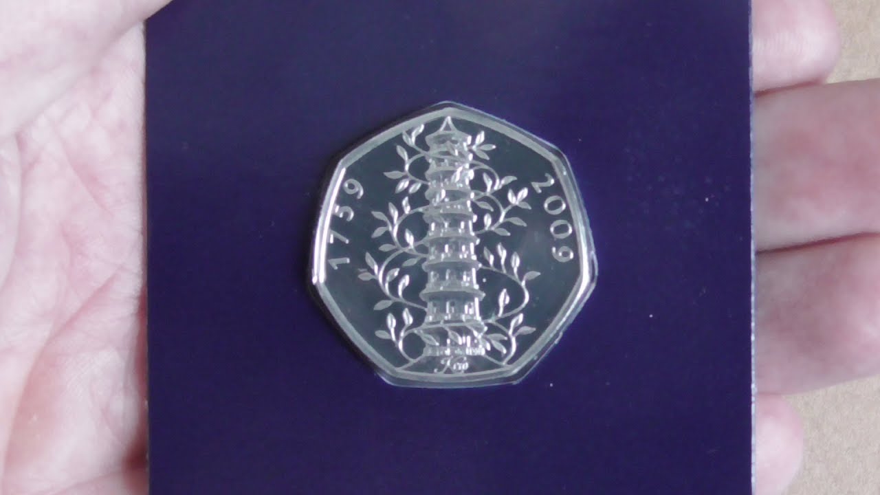kew gardens 50p 2019 coin - YouTube