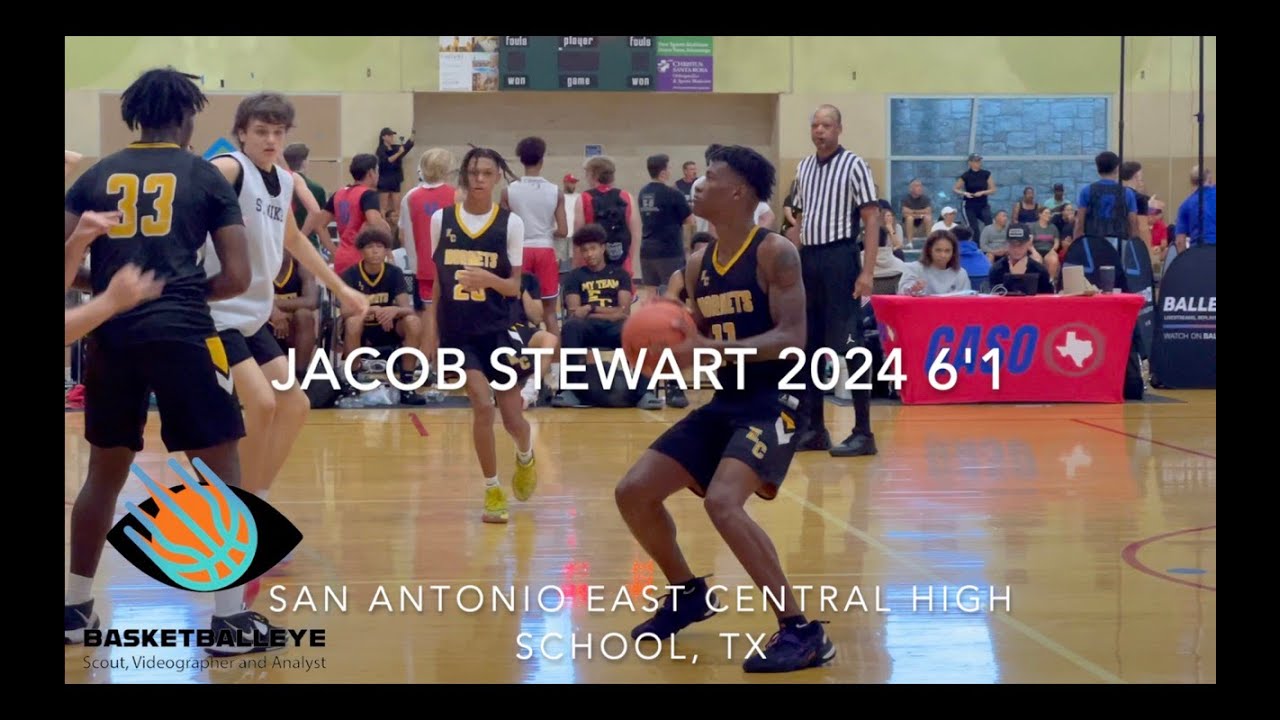 Jacob Stewart 2024 6'1 San Antonio East Central High School, Texas ...