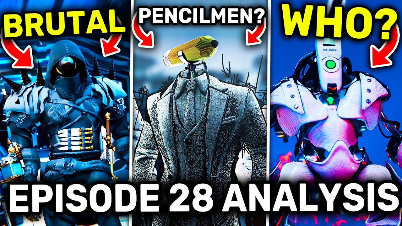 NEW RACE - PENCILMEN! - Analysis EPISODE 28 SKIBIDI TOILET MULTIVERSE ...