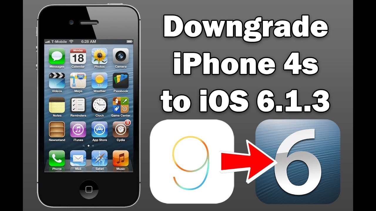 Easily Downgrade iPhone 4S/ iPad 2 to iOS 6.1.3 - YouTube