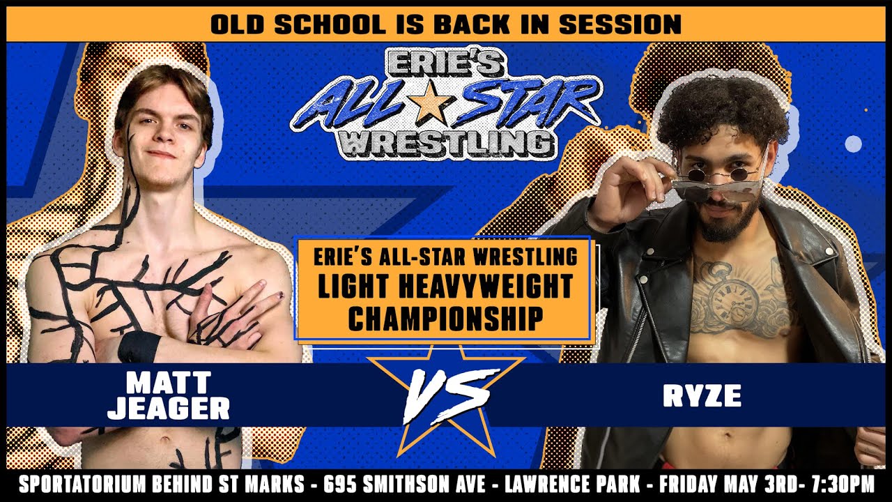 Matthew Jaeger vs Ryze | Erie's All Star Wrestling 05/03/2024 - YouTube