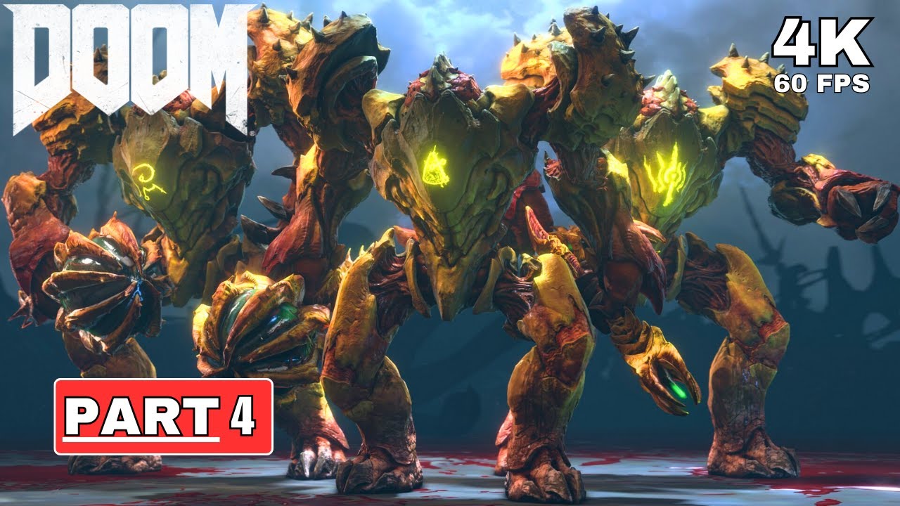 DOOM Gameplay Walkthrough Part 4 [4K 60FPS PC ULTRA] - No Commentary ...