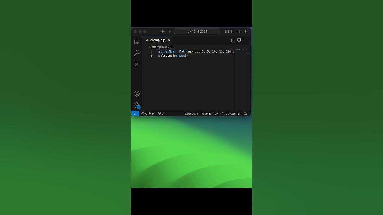 Finding the Max Number in a List (JavaScript) - YouTube