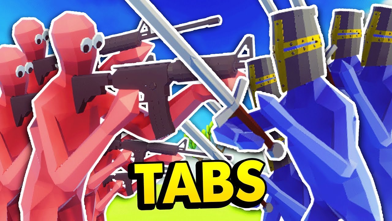GUNS vs SWORDS IN TABS (Totally Accurate Battle Simulator / TABS Funny ...