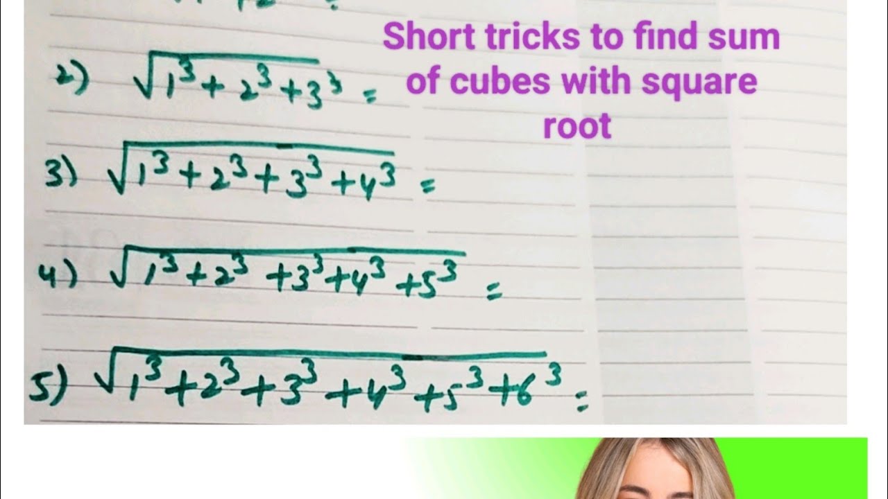 🔥##Sum of Cubes with square root##🔥Short Trick of cubes#reasoning ...