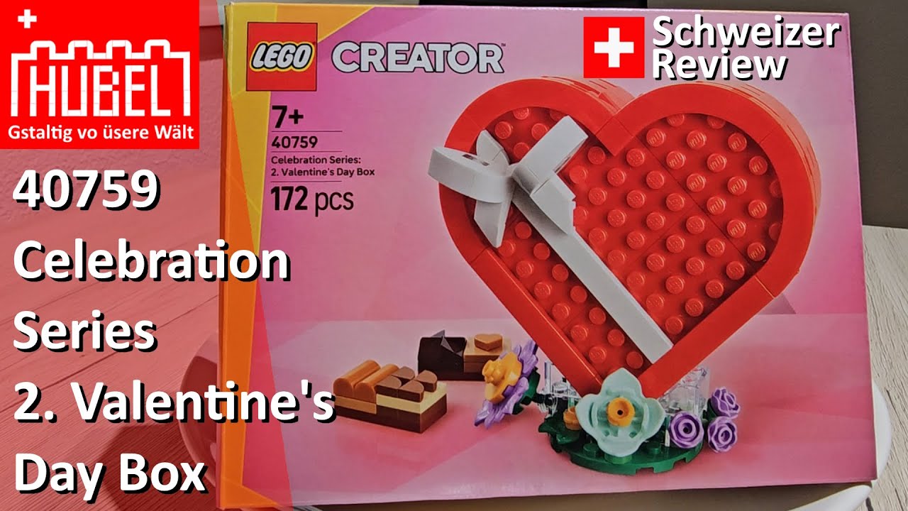 Review vom Lego® Creator Set - 40759 - Celebration Series 2. Valentine ...