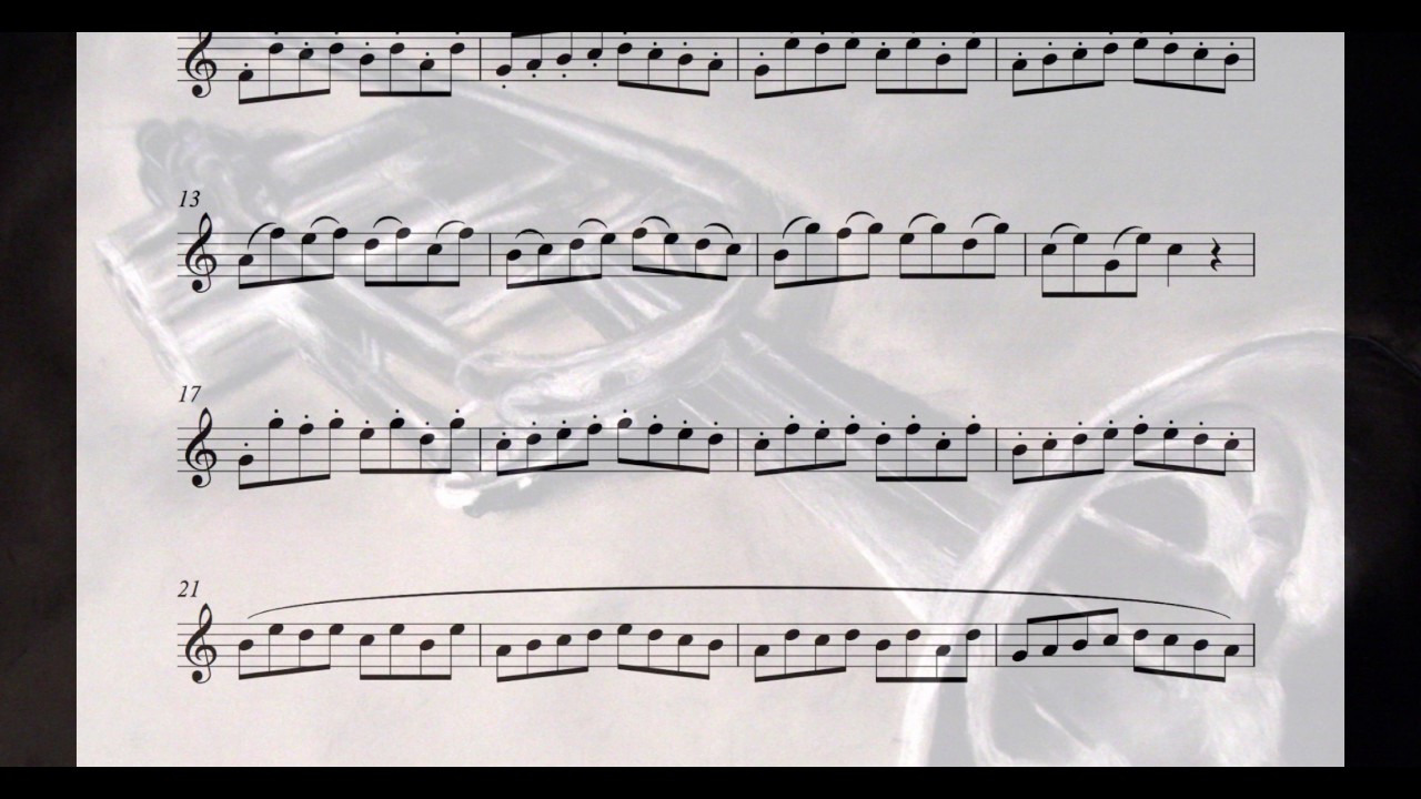 Arban Exercise 47 Trumpet Play along - YouTube