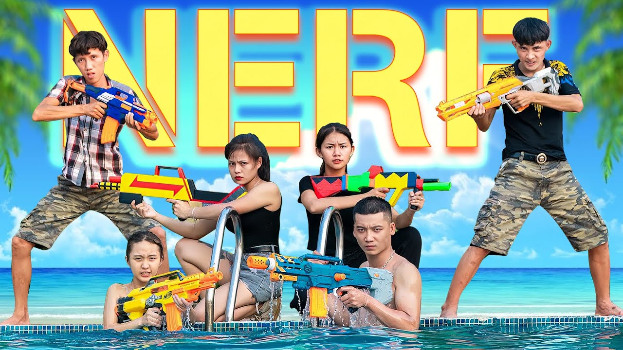 Xgirl Nerf Studio: Secret Agent Warriors SEAL X Girl Nerf Guns Criminal Group Unpredictable Trap ...