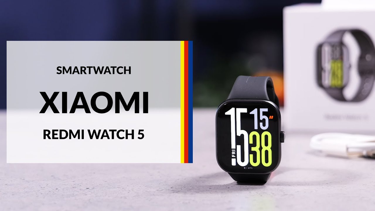 Smartwatch Xiaomi Redmi Watch 5 – dane techniczne – RTV EURO AGD - YouTube