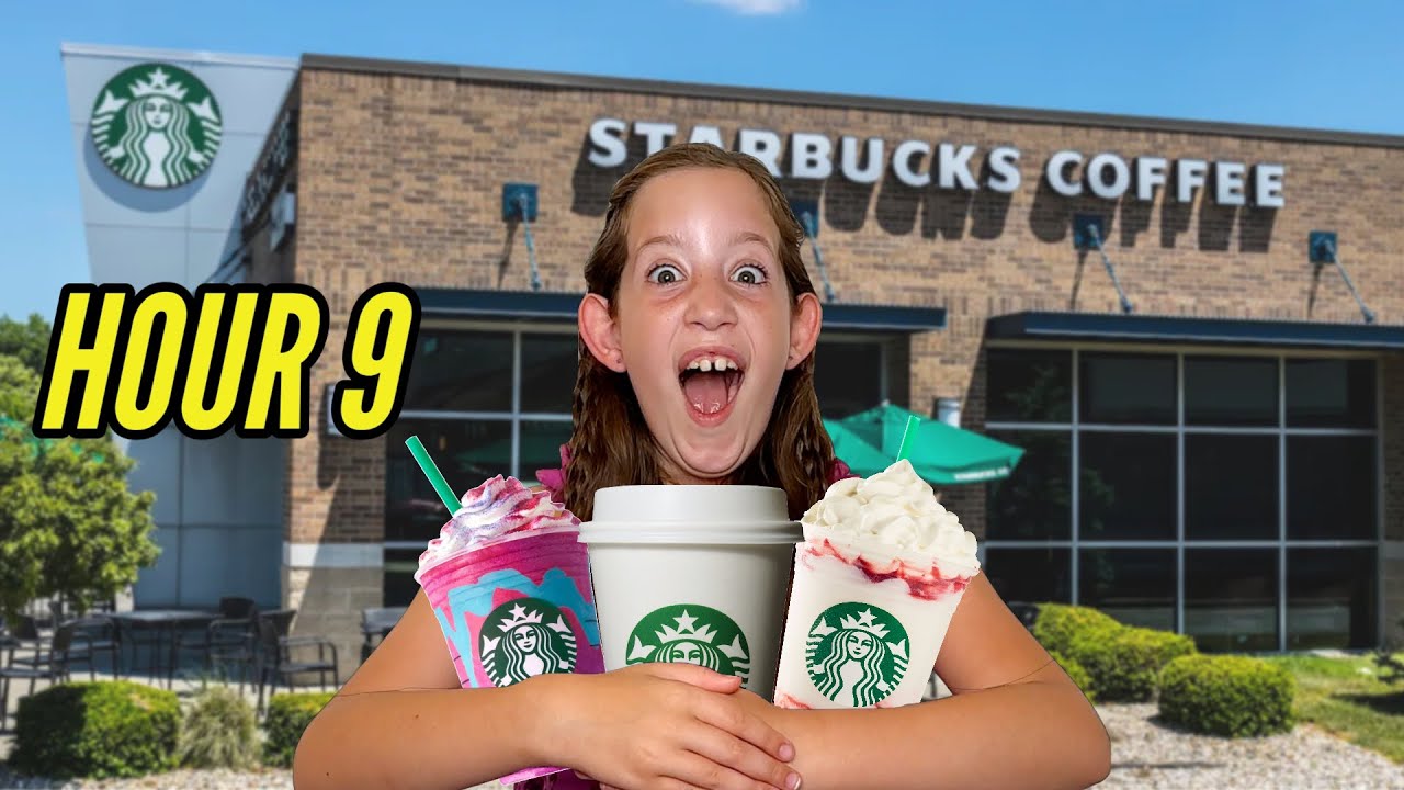 STARBUCKS FOR 24 HOURS! - YouTube