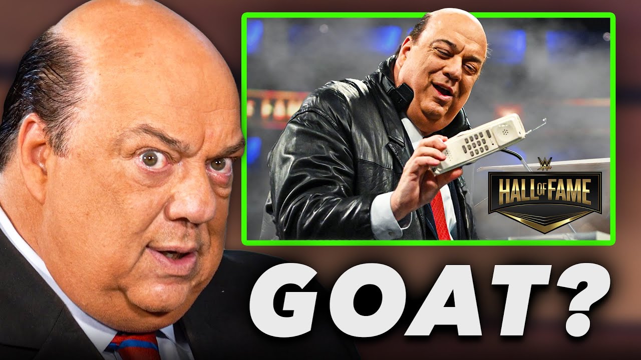 "I Am The GOAT" - Paul Heyman BASHES WWE Hall Of Fame Haters - YouTube