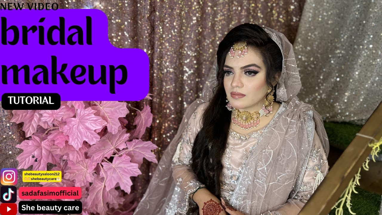 bridal makeup tutorial// bridal makeup tutorial step by step ...