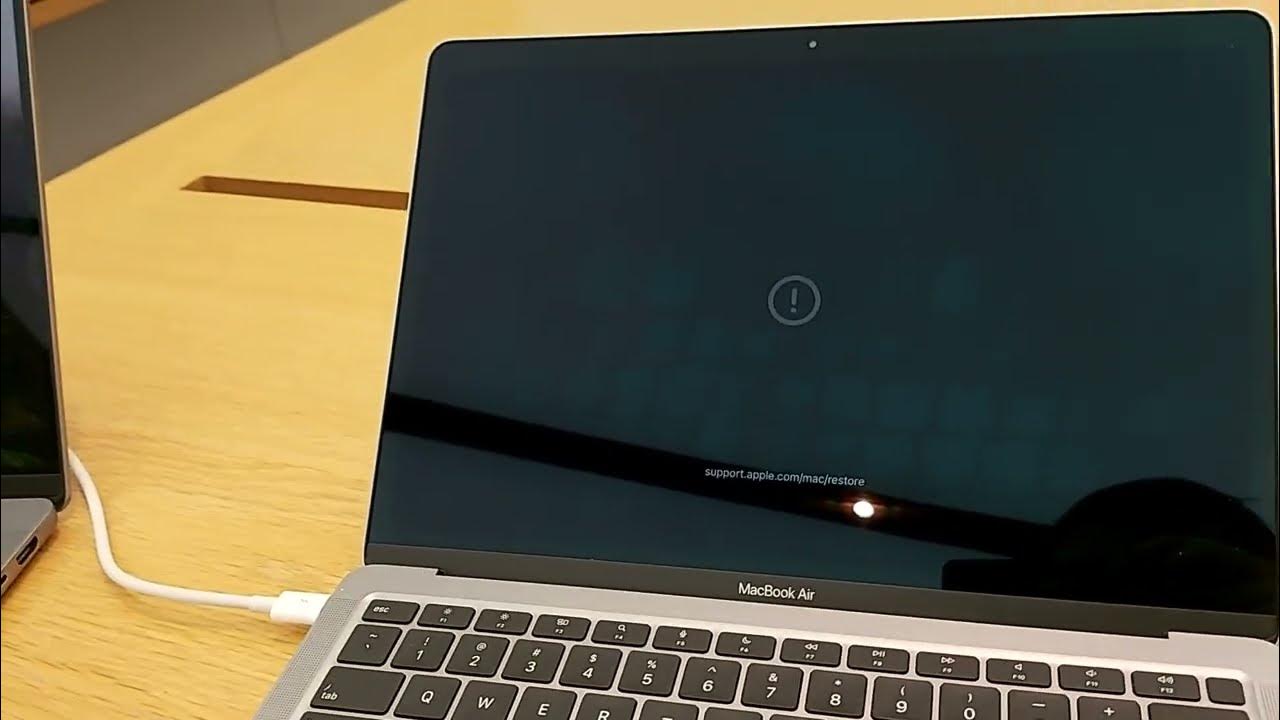 M1 MacBook Air revive restore failed, no error message, stuck in restore boot loop, won't power ...