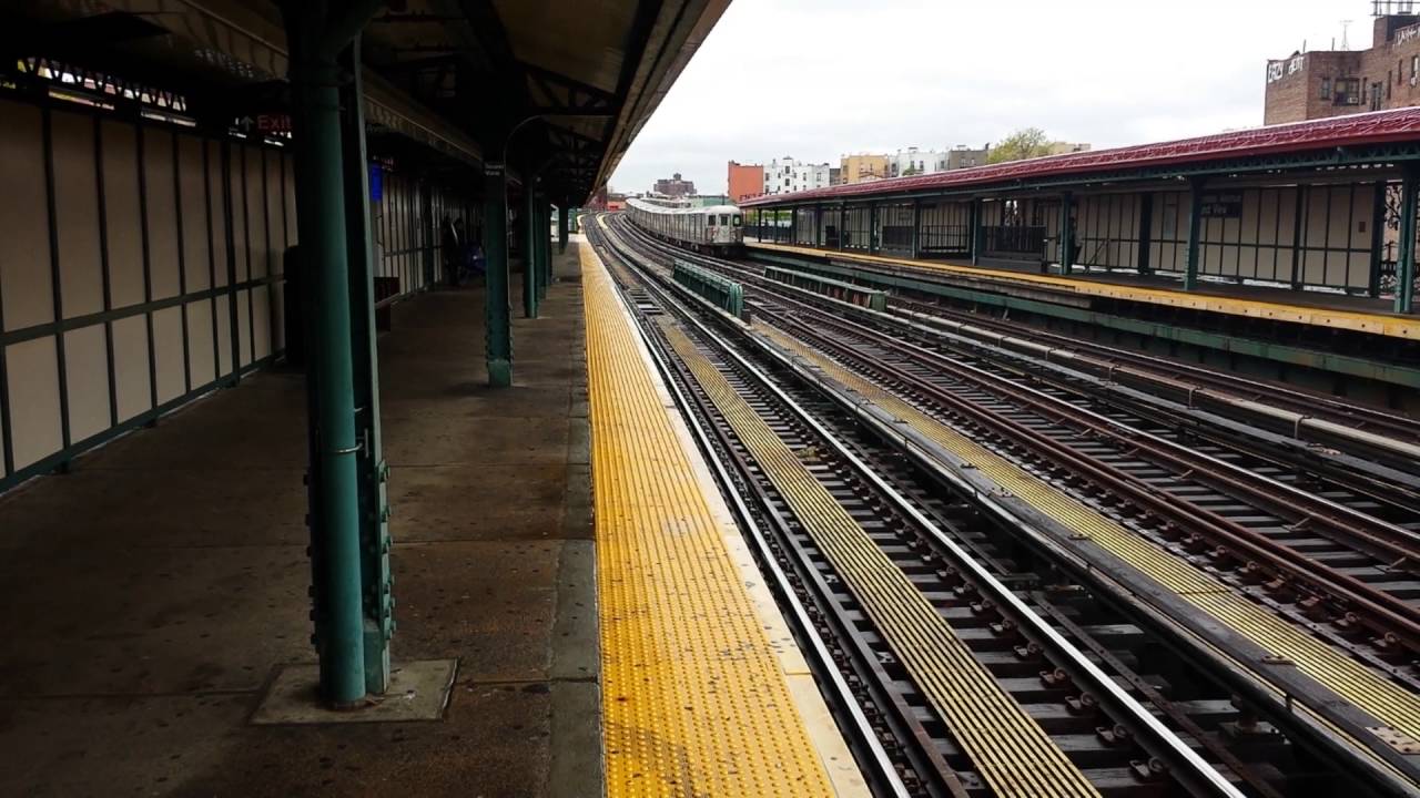 IRT Pelham Line: R62A & R142A (6) Train @ Morrison Avenue-Soundview ...