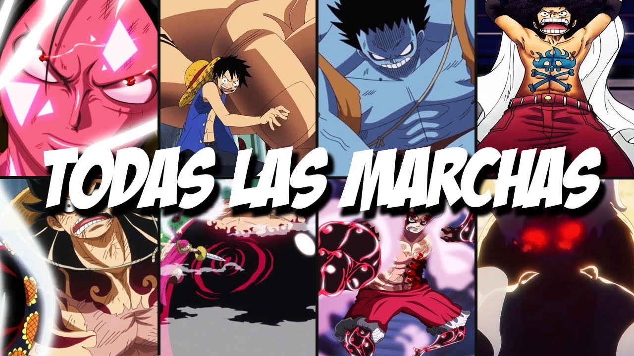*COMPLETO* Todas las TRANSFORMACIONES de LUFFY (HASTA GEAR 5) - YouTube