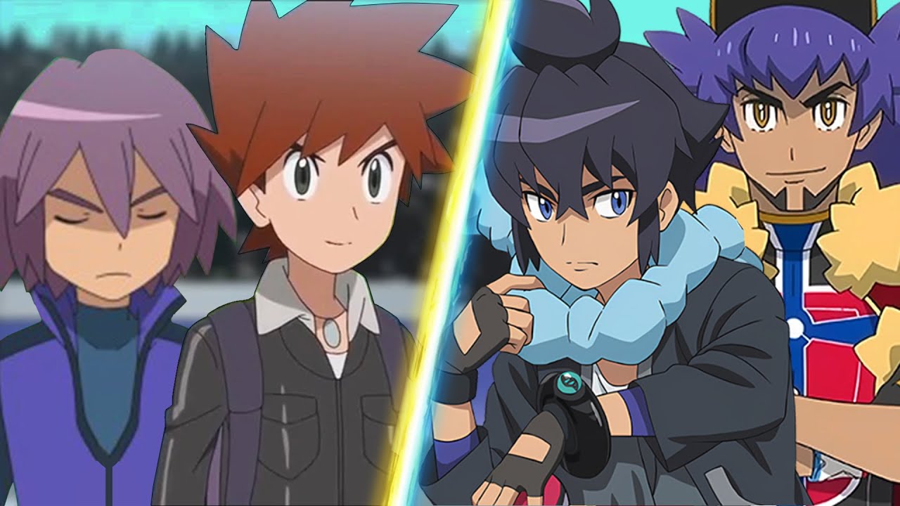 Pokémon Battle: Gary and Paul Vs Leon and Alain - YouTube