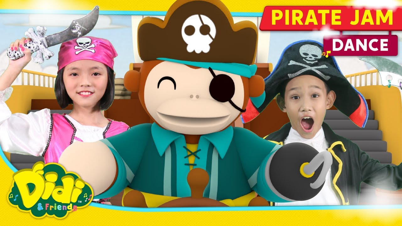 Pirate Jam | Kids Dance Music | Didi & Friends Kids Songs to Dance ...
