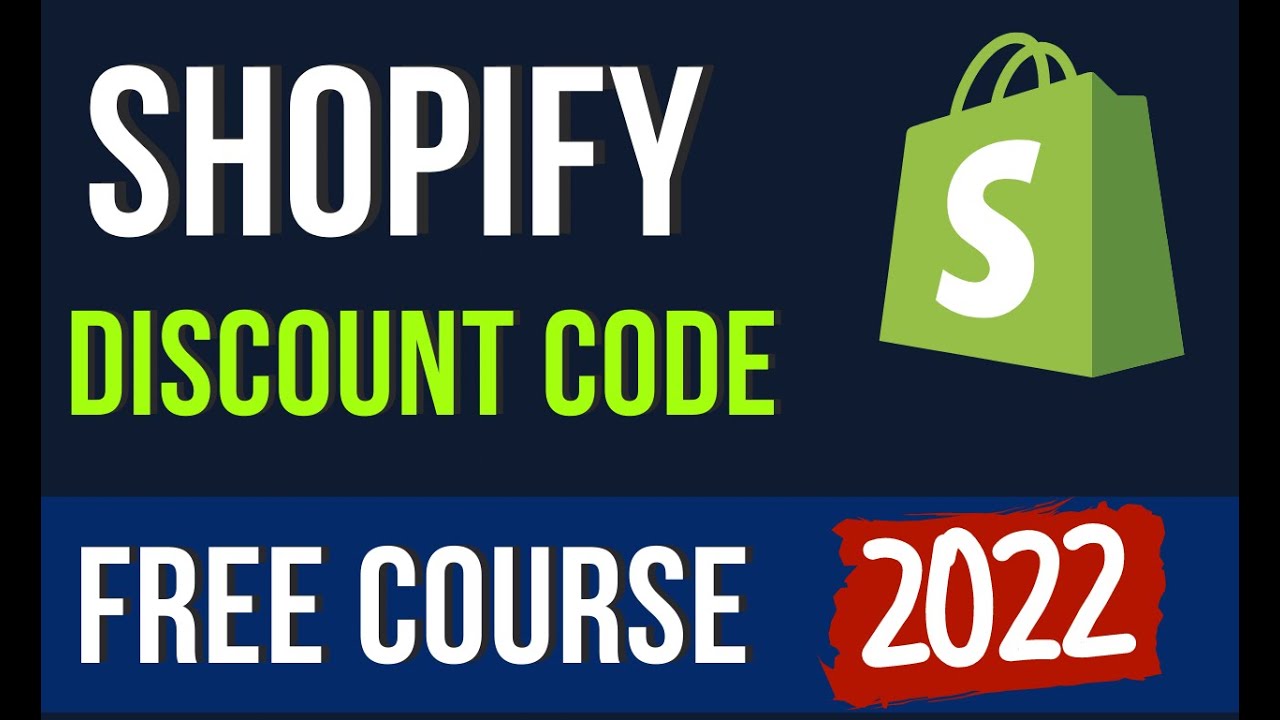 How To Create Discount Codes in Shopify 2022 - YouTube