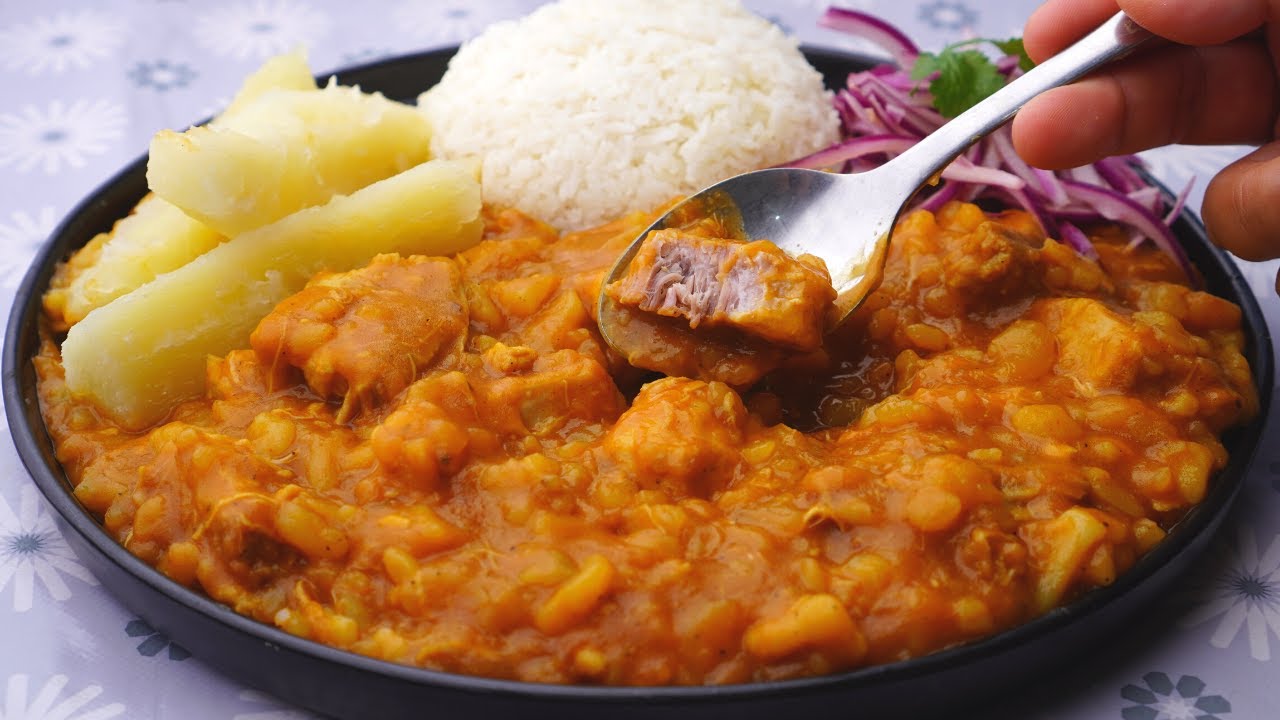 ¡Disfruta una CARAPULCRA de CHANCHO Peruano delicioso! - YouTube