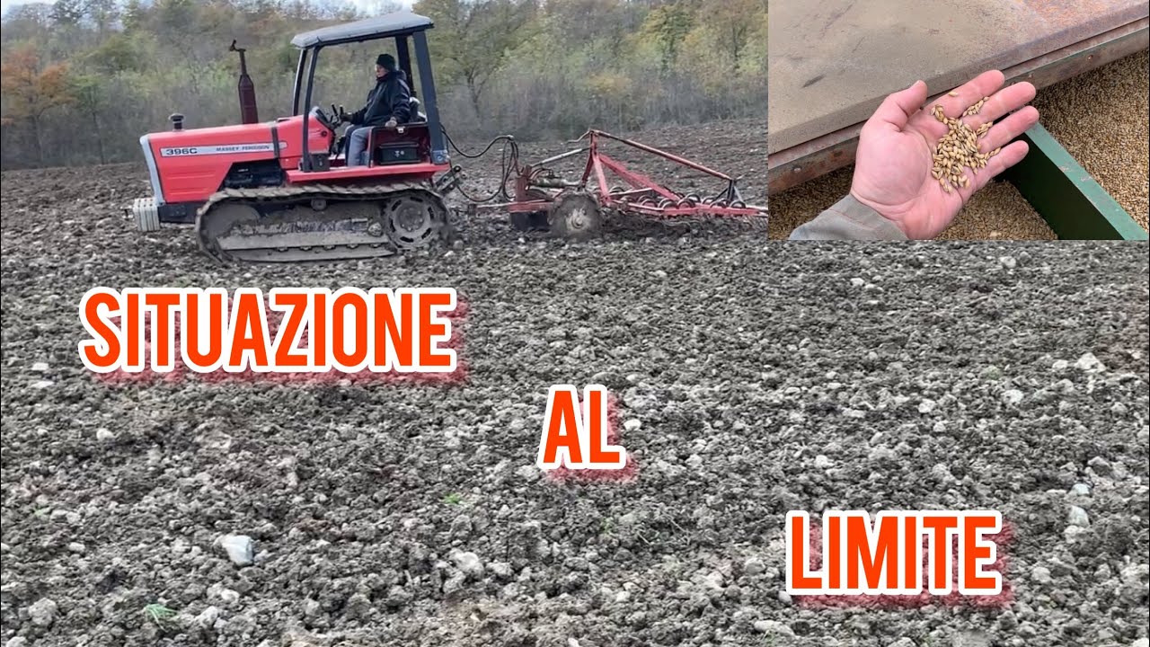 Semina complicata, la terra diventa fango!!! Prima parte - YouTube