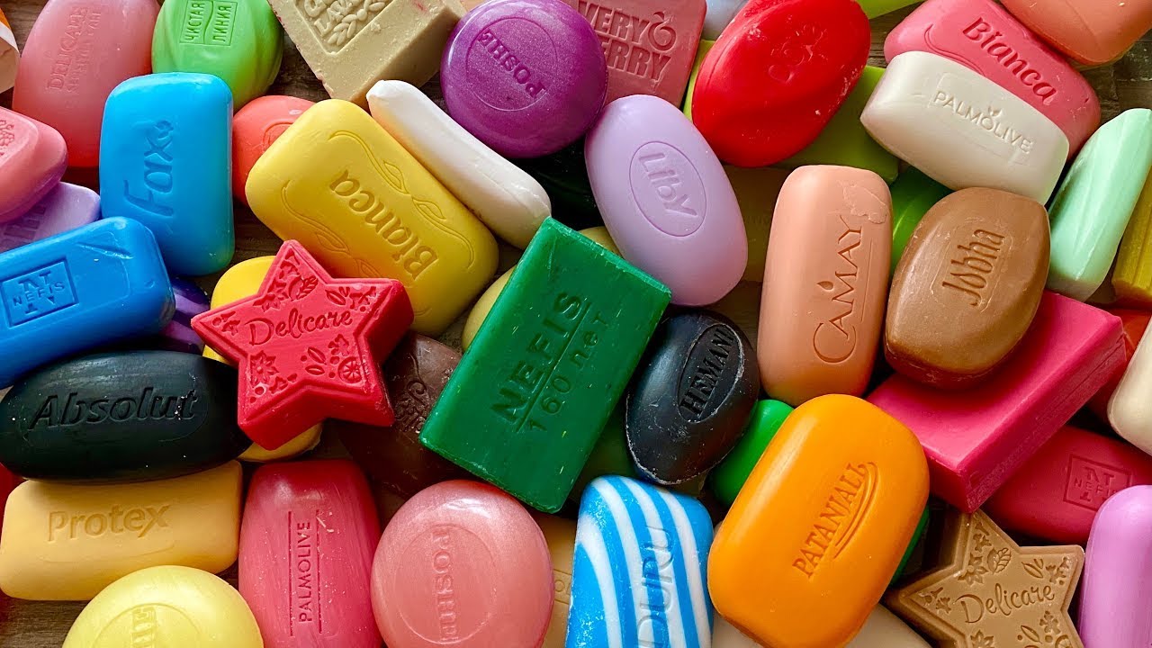 1 Hour Satisfying Soap Crushing Videos - Satisfying Soap and lipstick ...