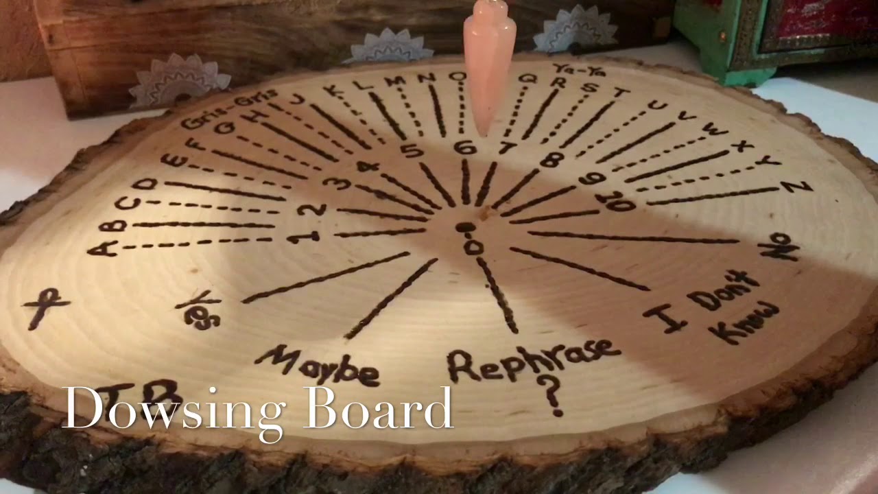 Dowsing Board/Pendulum Board - YouTube