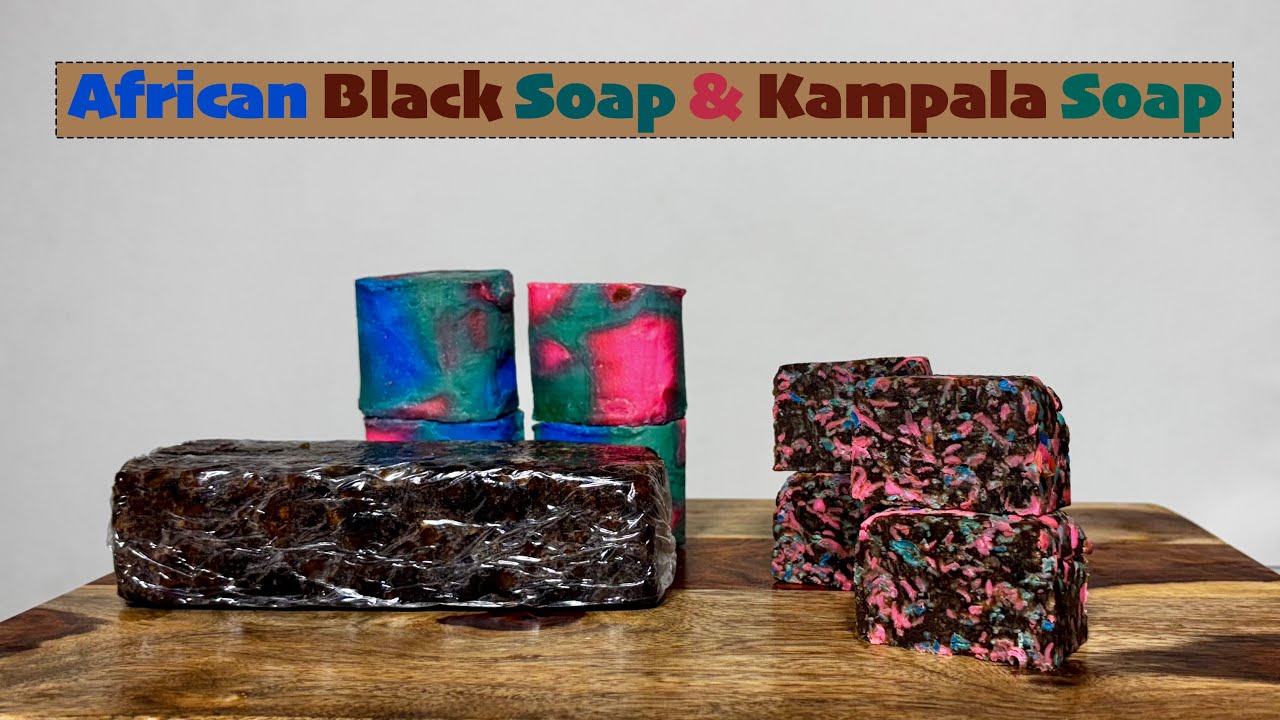 Mixing African Black Soap & Kampala Soap for Best Results - YouTube
