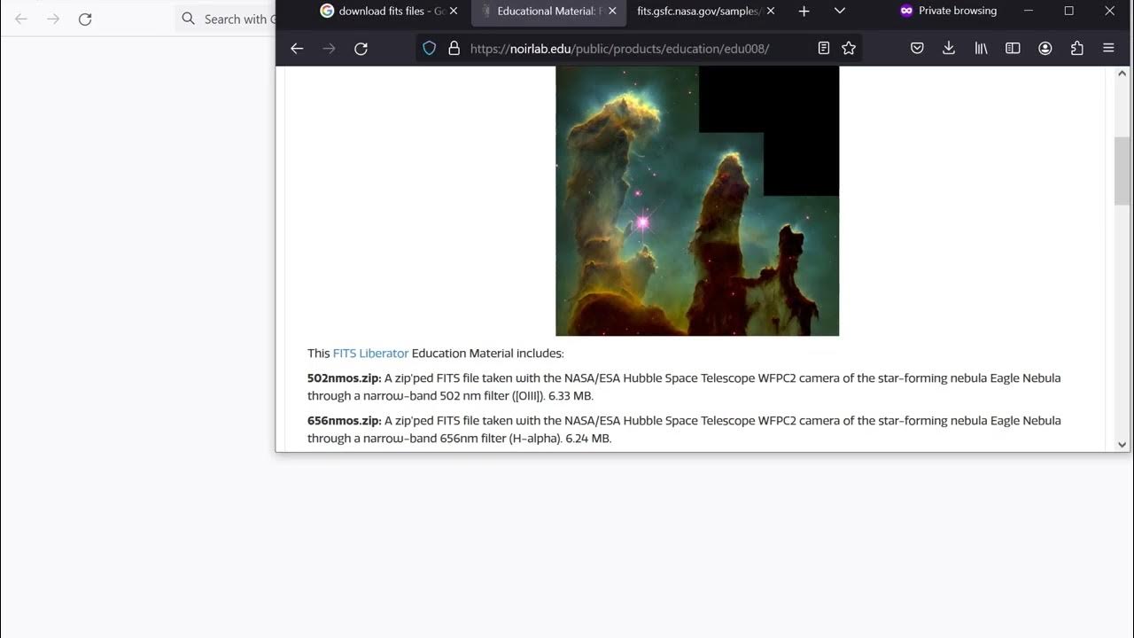 Import FITS Data Files Into Matlab - YouTube