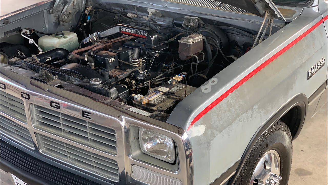 Build progress of the 1991 D350 12VCummins….. - YouTube