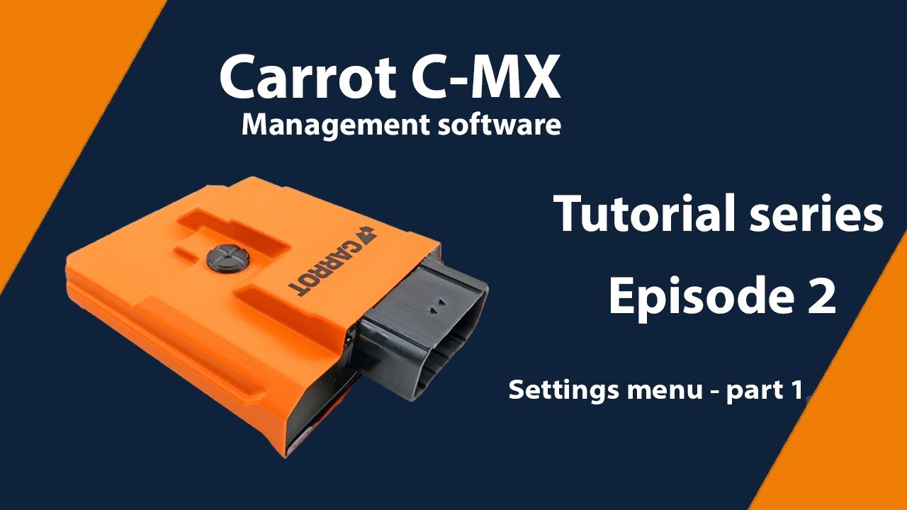 Tutorial Carrot C-MX Management software - Episode 2 - YouTube