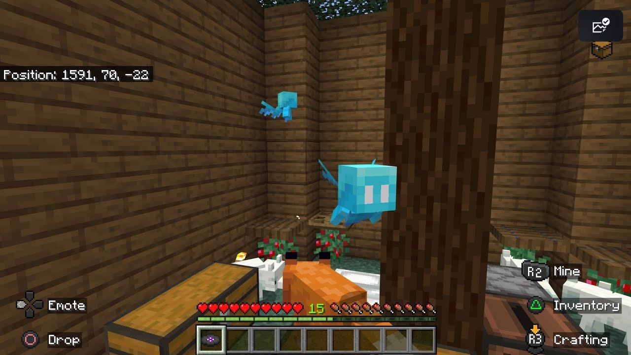 Minecraft | Allay's dancing to a music disc #minecraft - YouTube