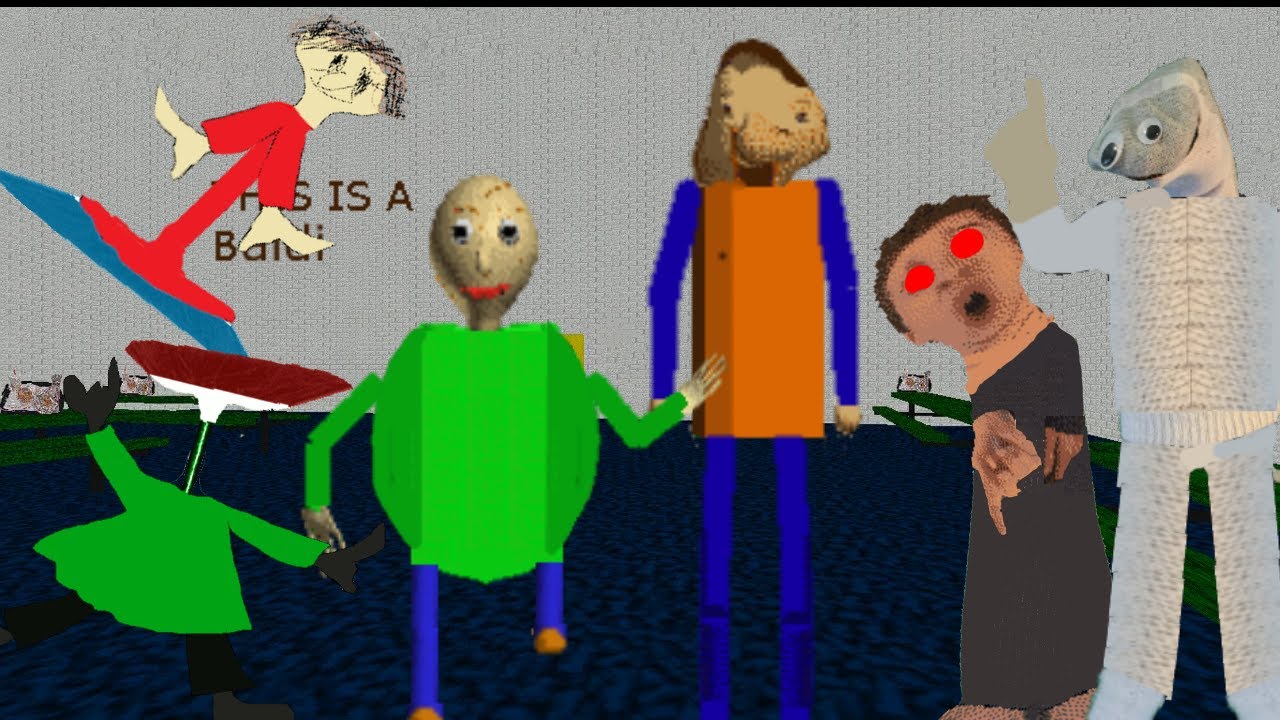 Baldis Basics Character Swap Baldi Is The Bully Funny Mod Youtube