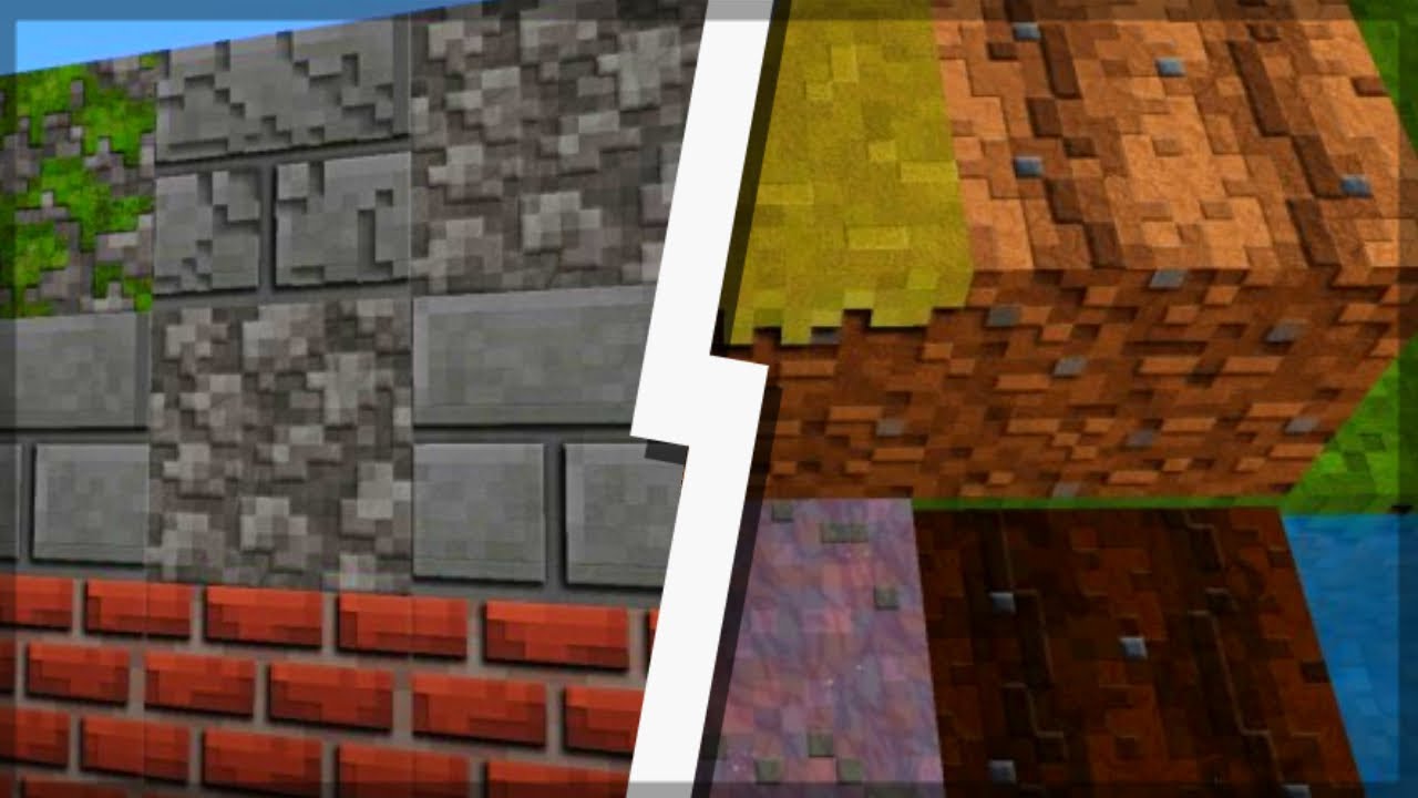 TEXTURA HDR QUE DEIXA OS BLOCOS 3D ! VANILLA HDR TEXTURE |MCPE 1.17 ...