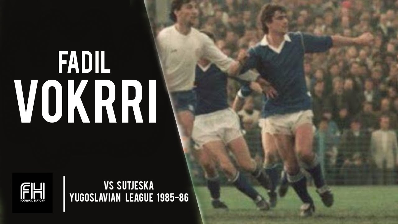 Fadil Vokrri Skills Pristina 3-1 Sutjeska Yugoslavian League 1985-86 ...