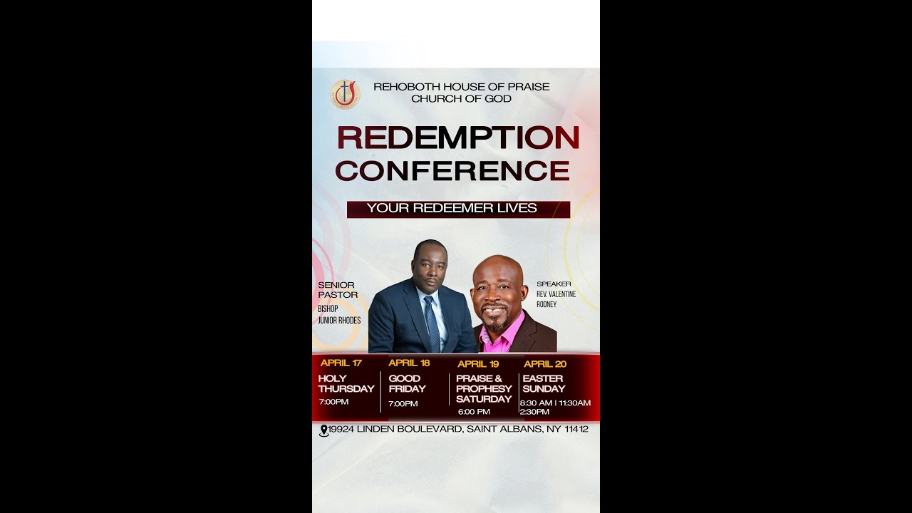 REDEMPTION CONFERENCE | REV. VALENTINE RODNEY - YouTube