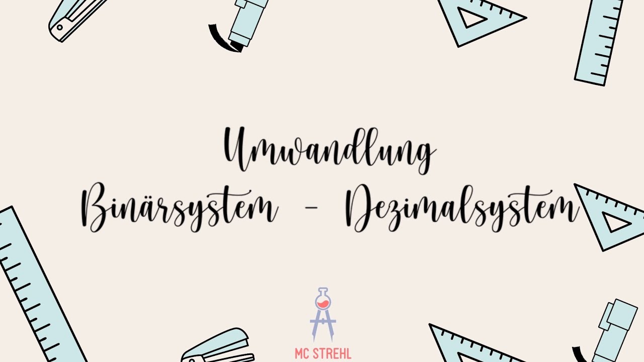 Umwandlung Binärsystem in Dezimalsystem (Zerlegung) - YouTube
