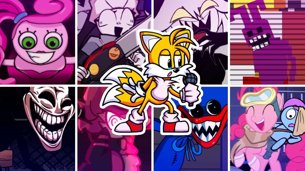 FNF | Chasing but Every Turn a Different Character Sings 🎤 (FNF Chasing ...