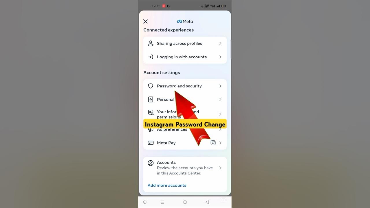 how to change instagram password | instagram password change kaise kare ...