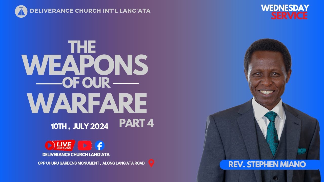 Midweek Service | The Weapons Of Our Warfare Part 4 | Rev. Stephen ...