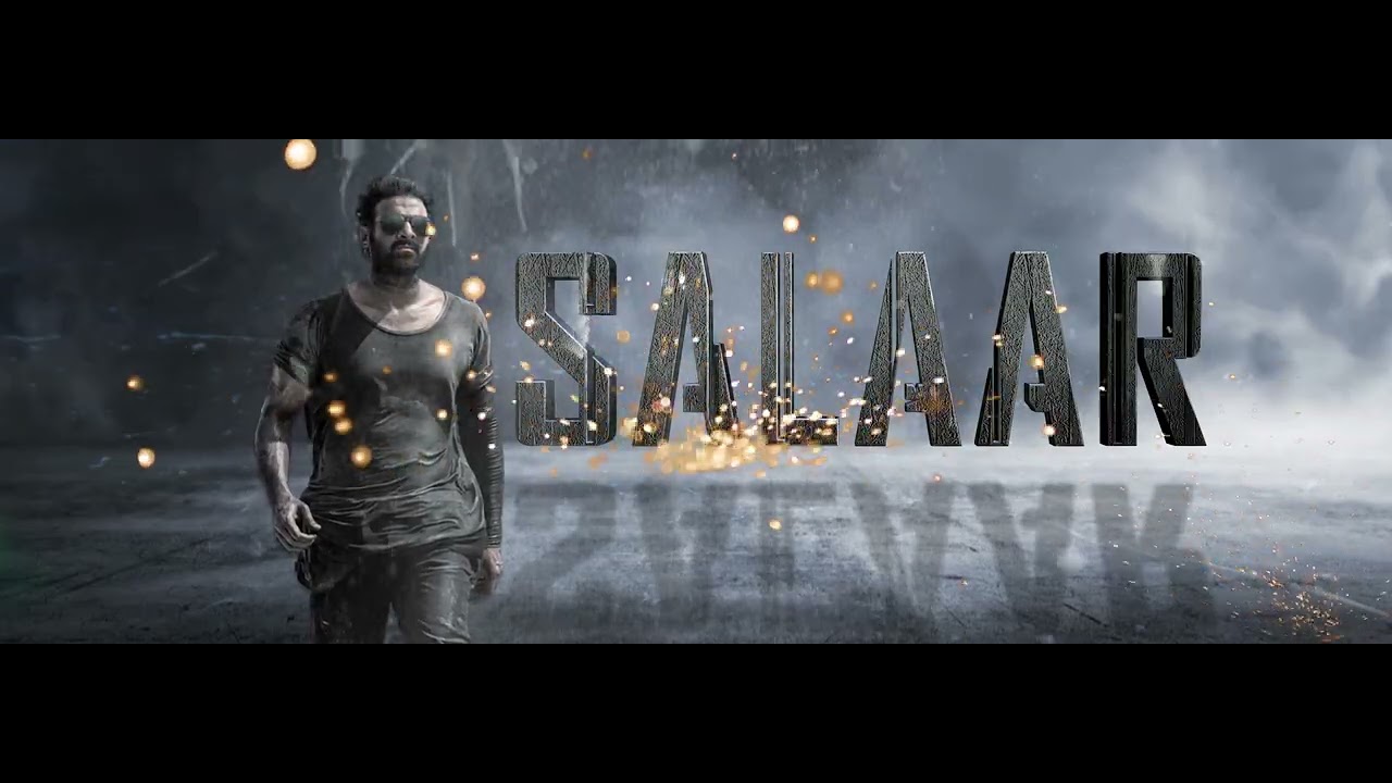 SALAAR | Tittle 1 animation Corel Motion Studio 3D - YouTube