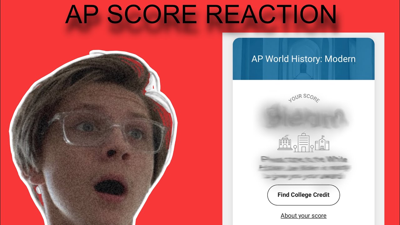 AP SCORE REACTION! *SURPRISING* - YouTube