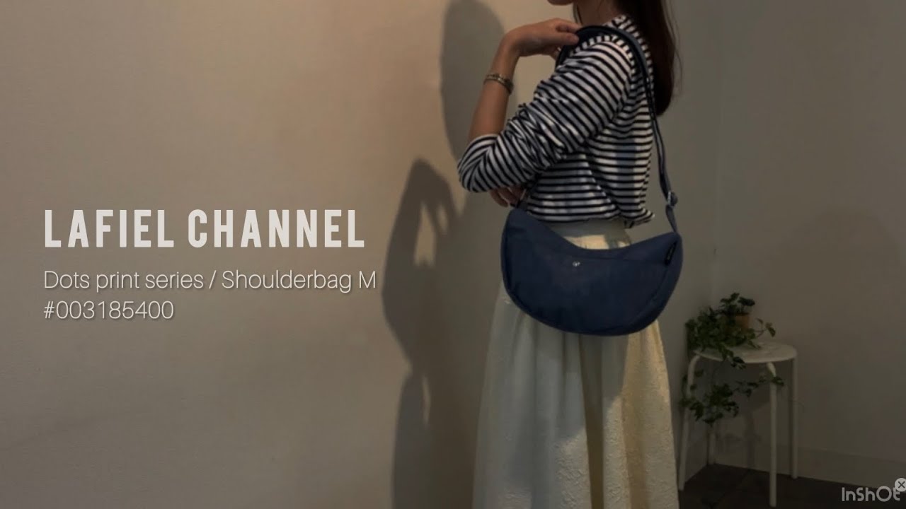 【LAFIELバッグ紹介】ドットプリントシリーズ ショルダーM #003185400 - YouTube