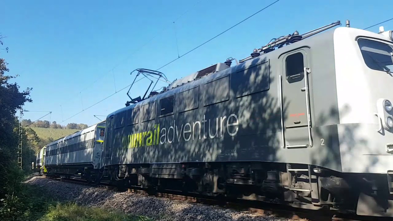 BR 139 Railadventure mit Schurtzwagen und Makro vom Lokführer in ...
