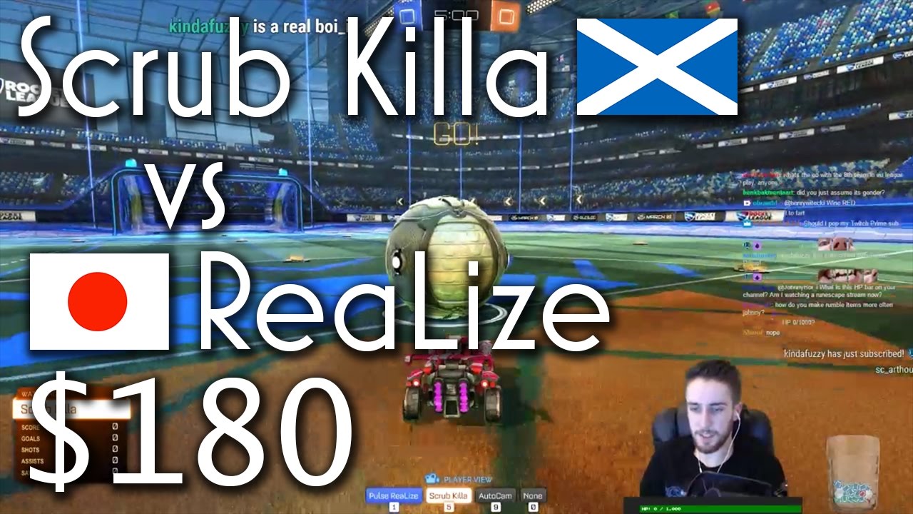 Scrub Killa (Rank 1 World) vs Pulse ReaLize (Rank 1 Japan) | $180 1v1 ...