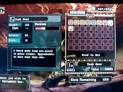 Monster Hunter Tri - Worn and Rusted weapons! - YouTube